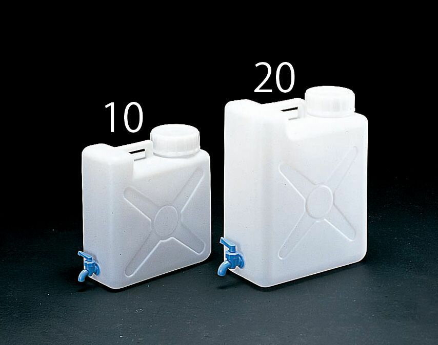 材質：ポリエチレン容量：20Lサイズ：346X176X430(H)mm口径：100mm重量：1550gポリコック付（取外し不可）000012057361 HD　