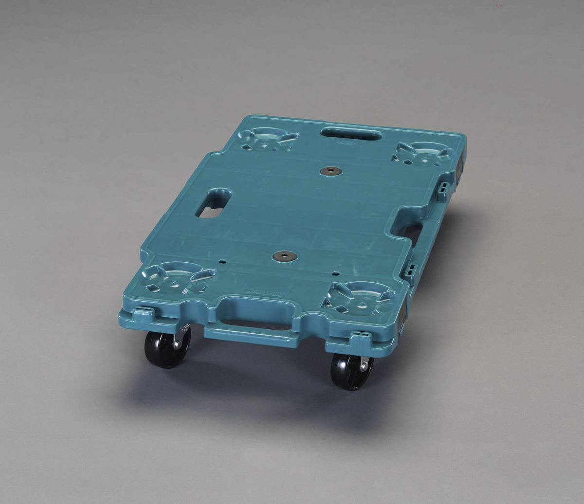 ●積載均等耐荷重:120kg●荷台サイズ:680×390mm●床高さ:125mm●重量:2.76kg●材質:ポリプロピレン●車輪径:75mm(4輪自在ナイロン車)段積み・クロス積み・連結が可能な便利なドーリーです。000012208678 HD　