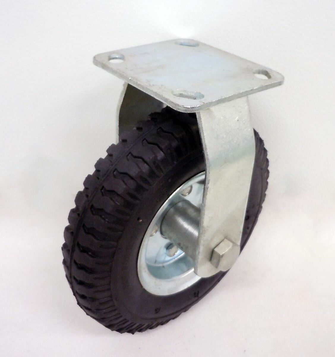 ●仕様:固定●車輪径:200mm(エアータイヤ)●車輪幅:64mm●取付ピッチ:84×72mm●入数:1個EA520BK-5用替キャスター000012237450 HD　