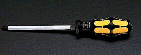 ●先端…＃2●軸径…6mm●軸長…100mm貫通柄の為ハンマーでたたけます。手元六角付000012015737楽天 HD店　