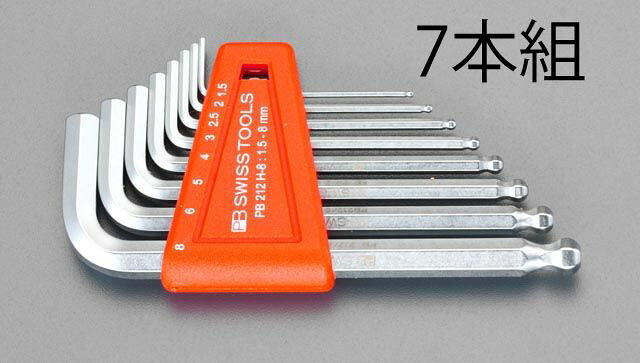 ●サイズ…1.5・2・2.5・3・4・5・6mm●軸長…50〜100mm●重量…82g7本組セットボールポイント付ホルダー付000012238087楽天 HD店　
