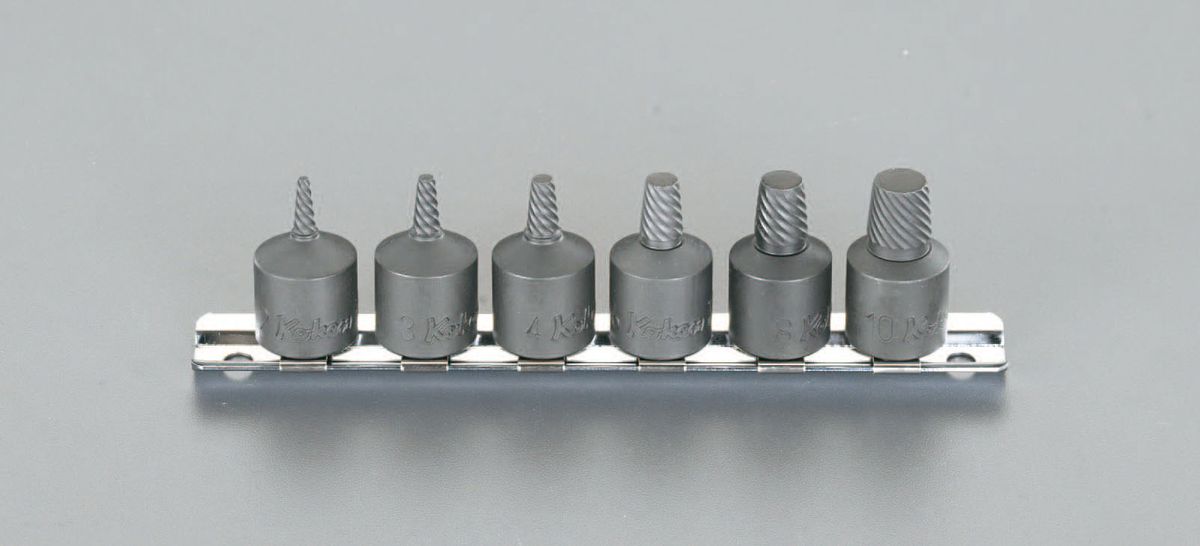【セット内容】6個組差込角：3/8"全長：32mm材質：クロムモリブデン鋼総重量：250g適用ボルトサイズ：M5適用ボルトサイズ：M6適用ボルトサイズ：M8適用ボルトサイズ：M10からM12適用ボルトサイズ：M14からM16適用ボルトサイズ...
