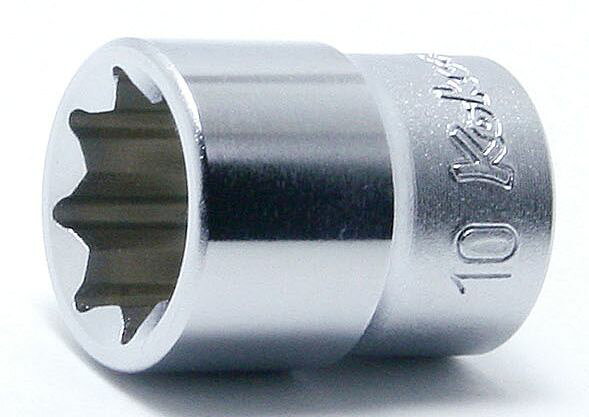 ●差込角…1/4”●外径…17.4mm●対辺…10mm●全長…22mm2重4角ソケット4角形のナット、ボルト等を回すソケットです。000012253531楽天 HD店