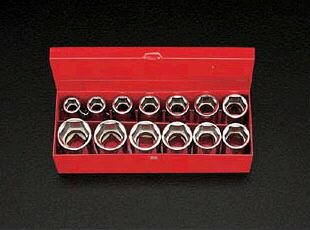 ●差込角…1/2”●対辺…10・11・12・13・14・15・16・17・18・19・20・21・22mm●外径…15.3〜30mm13個組000012058337楽天 HD店　