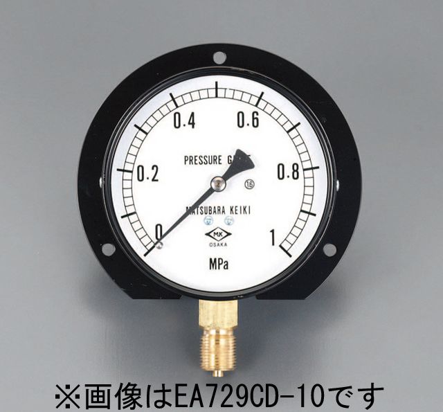●接続…G(PF)3/8”●圧力(MPa)…0〜2●ゲージ径…100mm●外径…128mmブルドン管方式000012017844楽天 HD店　