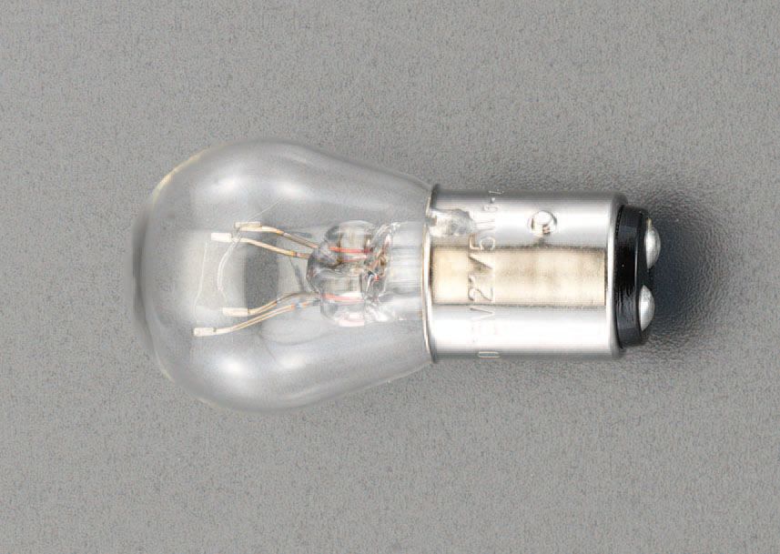 ガラス球：S25光色：クリアー口金：BAY15dサイズ：φ25X50mm定格：12V 27/5W一般用制動灯、尾灯、駐車灯、車幅灯用000012080399楽天 HD店　