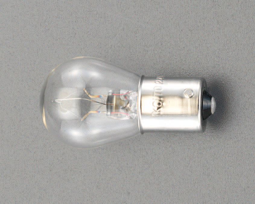 ガラス球：S25光色：クリアー口金：BA15s用途：方向指示器、テール、表示灯用サイズ：φ26.5X53mm定格：24V25W(耐振型)ディーゼル車一般用000012080401楽天 HD店　