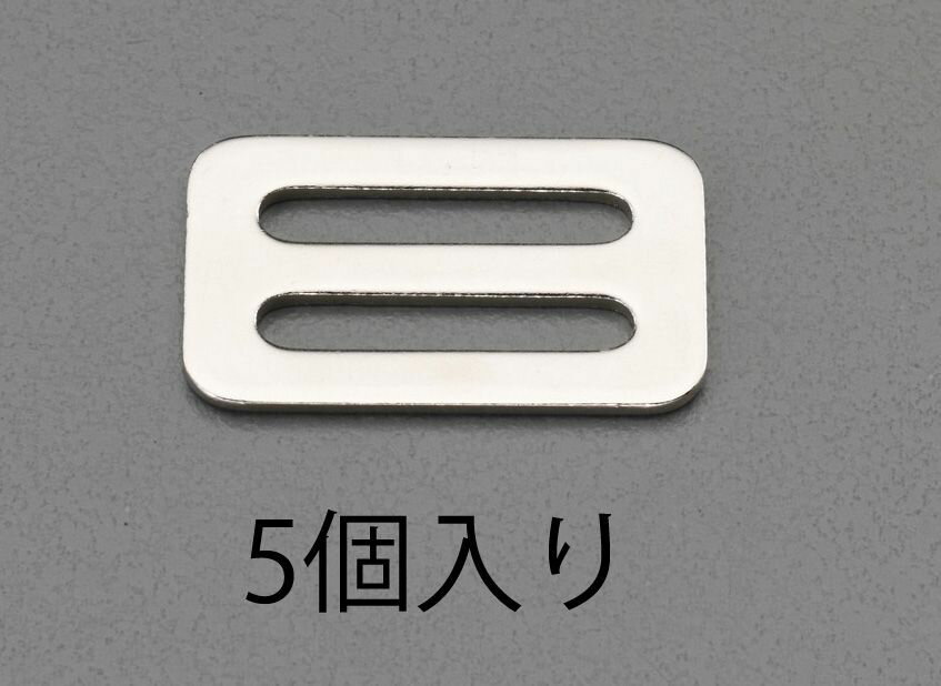 ●適用バンド幅:25mm●サイズ:37×25.3mm●板厚:1.6mm●重量:8.3g●材質:鉄(ニッケルメッキ)●用途:平バンド用金具●入数:5個000012257356楽天 HD店　