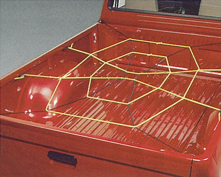●伸長前サイズ:910×1，190mm(最小)1，880×2，180mm(最大)サイズ調整式なのでほとんどのトラックの荷台に装着できます。トラックシートは別売です。000012052730楽天 HD店　