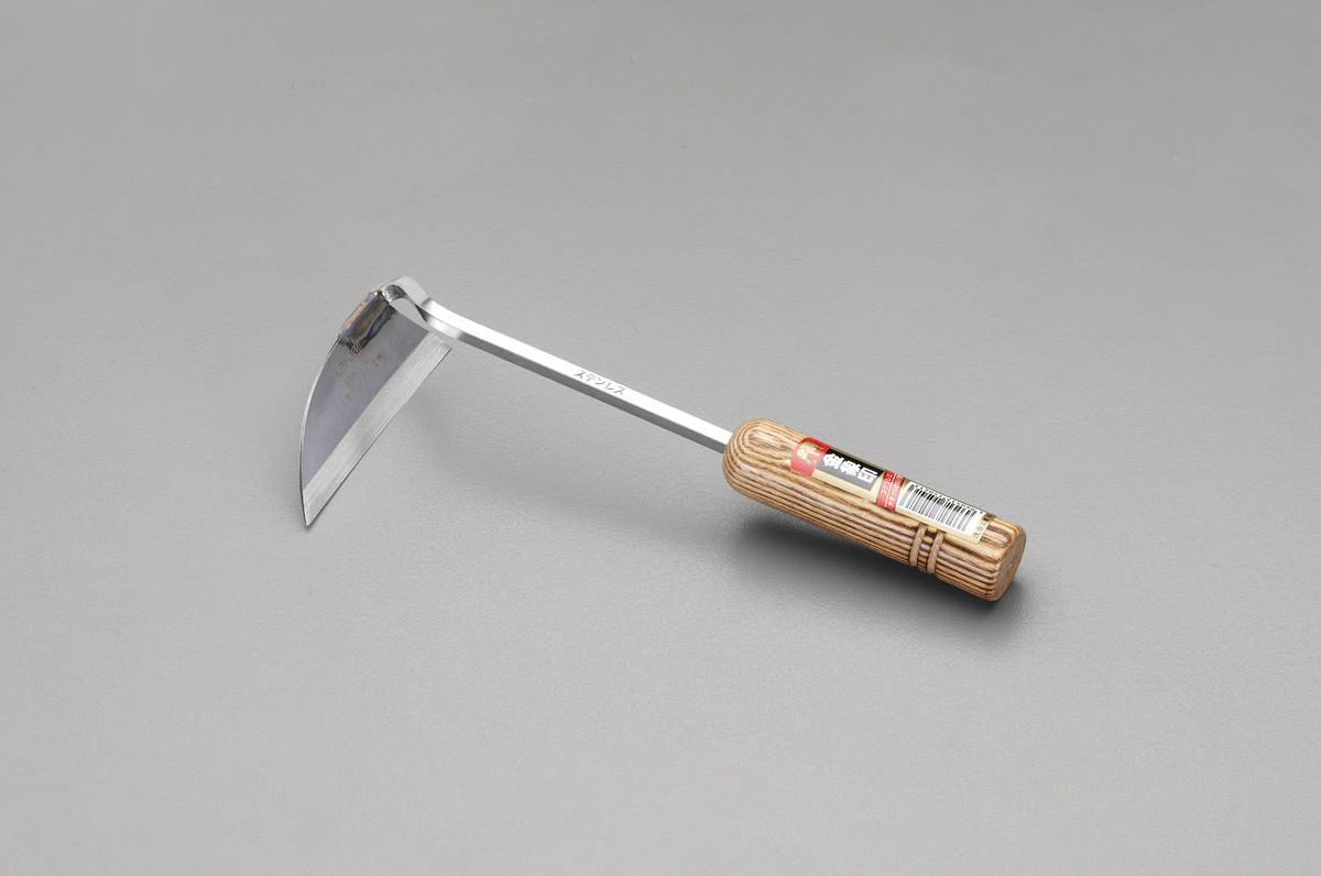 ・全長:270mm・刃幅:107mm・重量:0.14kg・柄部長さ:110mm・材質:刃先:ステンレス刃物鋼、柄部:天然木・用途:草削り作業さびにくく、切れ味がよい刃を使用しています。000012239249楽天 HD店　
