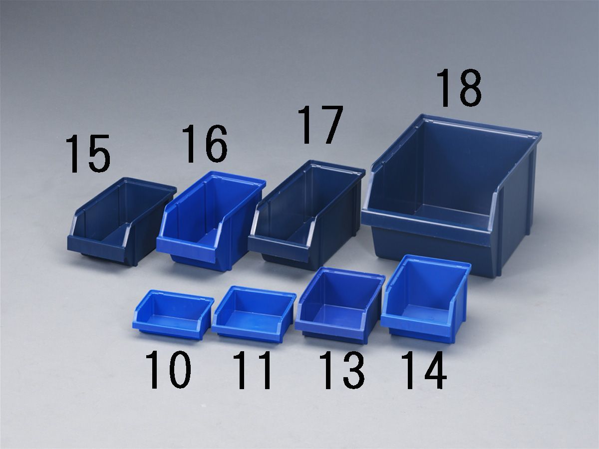 ●材質:ポリプロピレン●外寸(W)×(D)×(H)mm:256×365×200●内寸(W)×(D)×(H)mm:233×330×180/125●重量:660g●色:青積み重ね可能EA661CB-1に取付可能000012239304楽天 HD店　