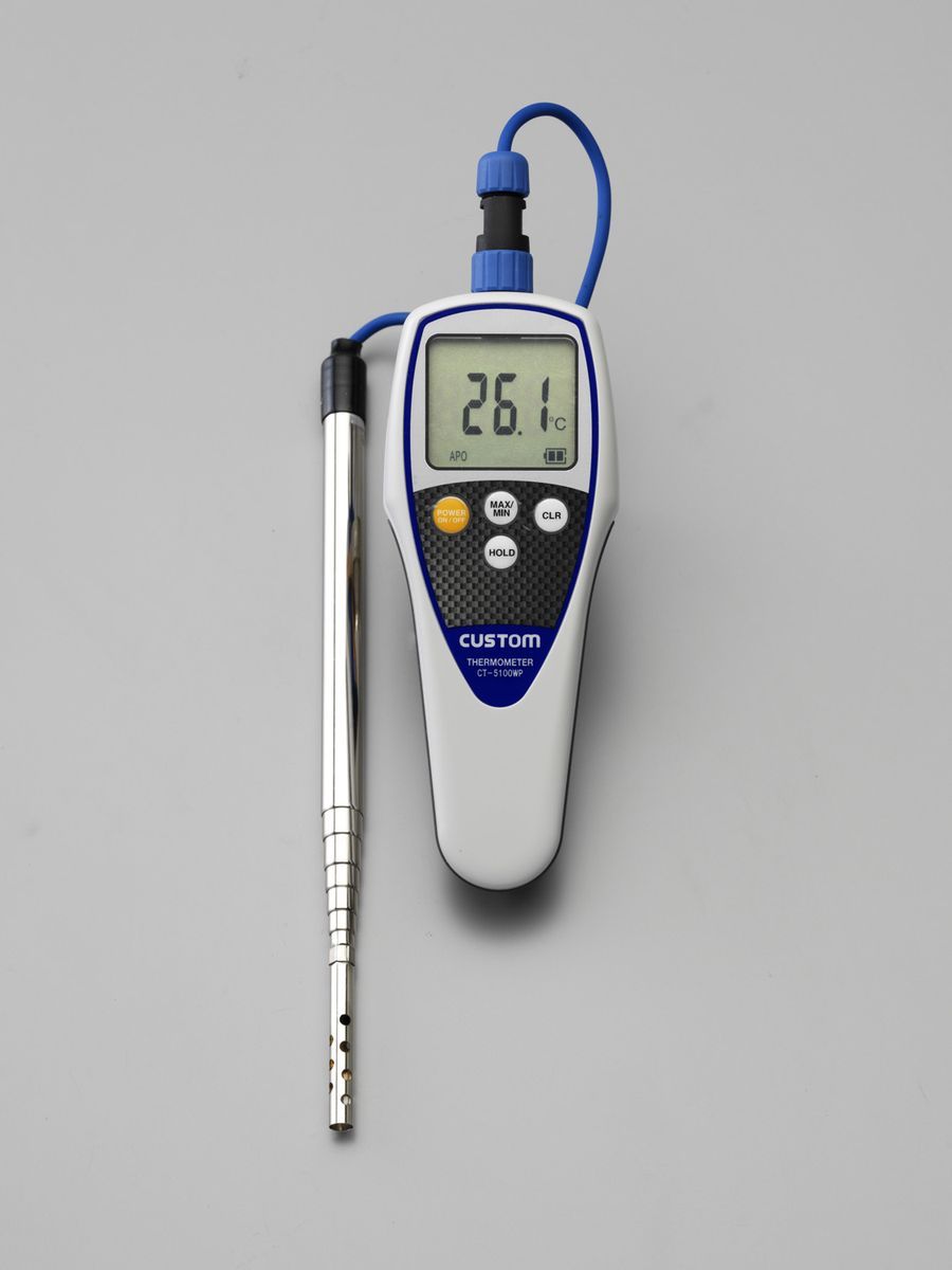 ●センサー…Kタイプ熱電対●測定範囲…-40〜200℃●分解能(本体)…0.1℃(-199.9〜199.9℃)、1℃(その他)●精度(本体)…-199.9〜-0.1℃：±(0.1％ rdg+0.6℃)、0.0〜+100.0℃：±(0.1％ ...
