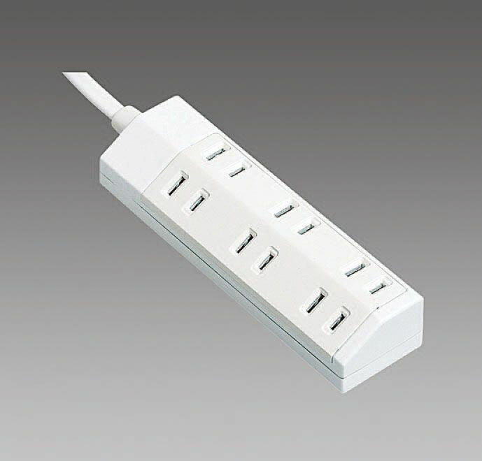 ●定格:15A・125V(1500W)●コンセント数:2P×6個●コード:二重被覆の安全構造●サイズ:41×146×26mm●重量:215g●コード長:1mホルダ(EA815GL、GL-120)取付可能ACアダプターが取り付けやすい斜め形状...