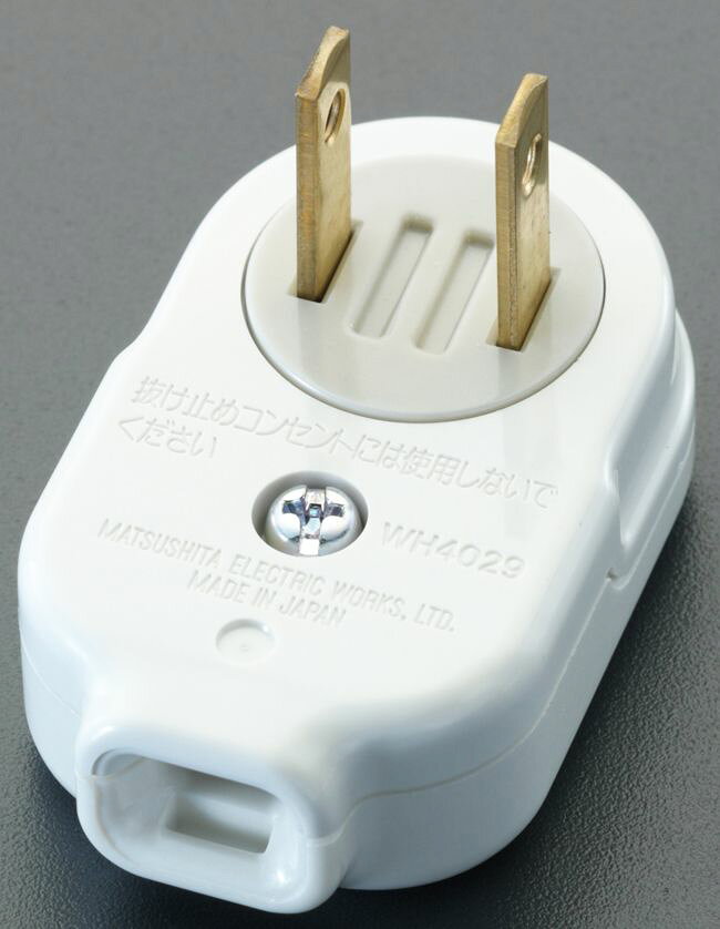 ●定格:15A 125V(1500Wまで)●適合電線:VFF:0.75mm2(700W)、1.25mm2(1200W)、2.0mm2(1500W)NNFF:0.75mm2(700W)、1.25mm2(1200W)平形コード用左右90°回転0...