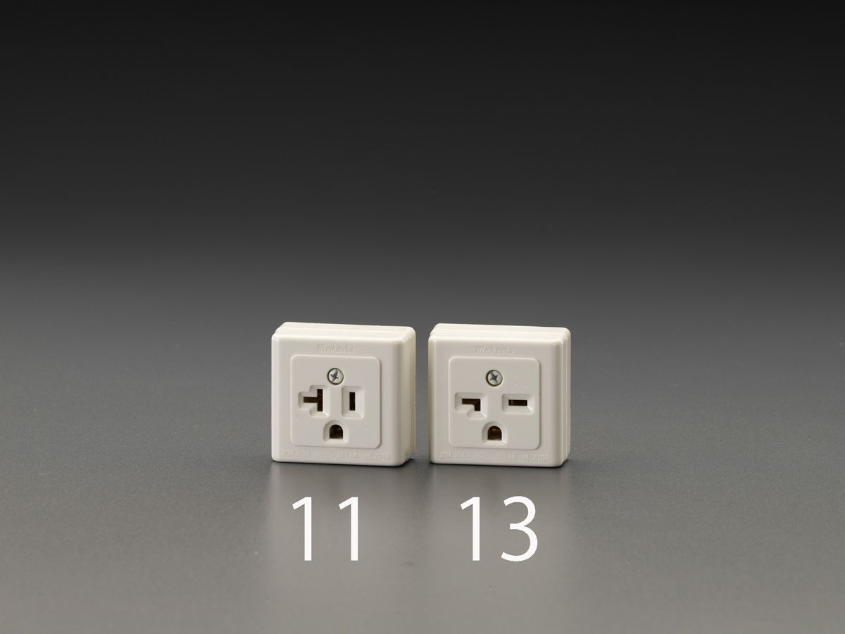 ●定格容量:20A250V●サイズ:54(W)×51(L)×24(D)mm接地2PRoHS対応品000012023818楽天 HD店　