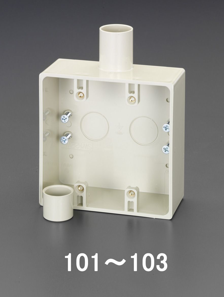 ●仕様:一方出●適合管:VE管16●サイズ(mm):l:30、H:50●材質:樹脂●カラー:ベージュスイッチ2個用1サイズ下のVE管も使用できるスリーブ付000012091197楽天 HD店　