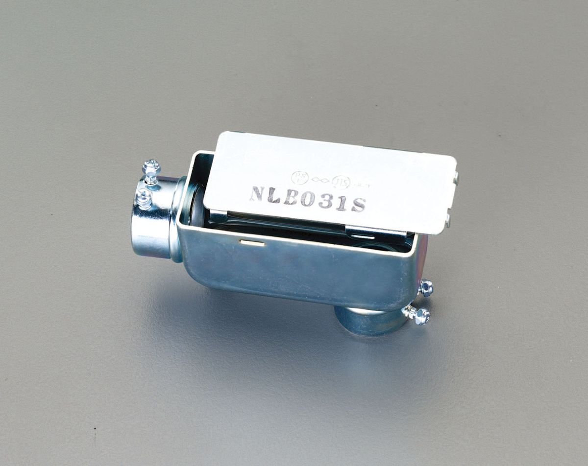 ●呼び:E25●サイズ:95×40×42mm●材質:スチールL形二方出ねじ無し000012216894 HD　