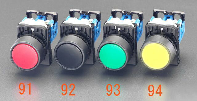 ●サイズ:30×98.5×44mm●定格:10A●材質:本体:ポリカーボネイト●型式:AR22FOR-10●色:緑●接点:1a富士電機パネルカットφ22、φ25mm共用φ22mmスイッチモメンタリ形 000012091318 HD　