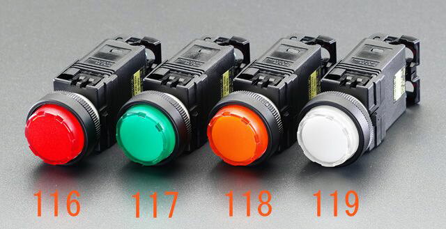 ●材質:本体:ポリカーボネイト●色:橙●定格電圧:AC220V●型式:DR22E3L-M3富士電機パネルカットφ22、φ25mm兼用φ22mm表示燈 LED AC/DC24V球付トランス付000012091350楽天 HD店　