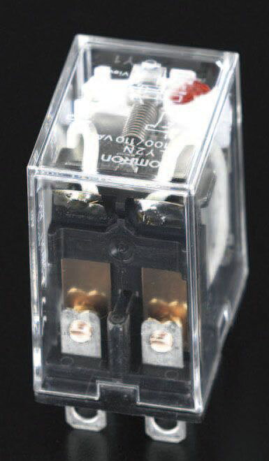●極数:2極●接点構成:2c●定格通電電流:5A●接点機構:シングル●使用周囲温度:-55℃-70℃●サイズ:21.5×28×36mm●仕様:基準型●定格電圧:AC100/110V●型式:MY2000012231066 HD　