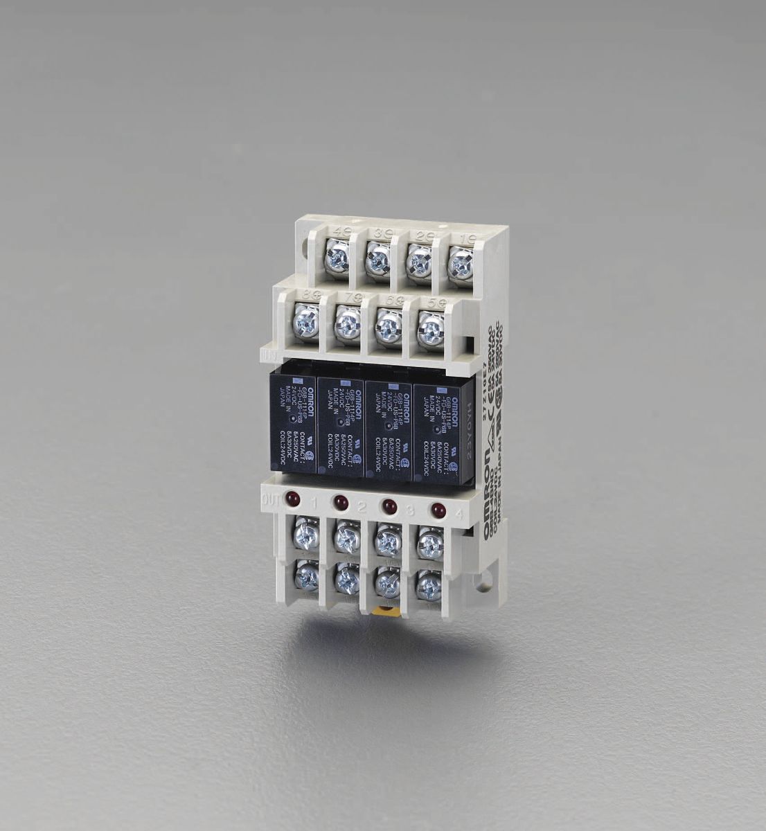 ●定格電圧:DC24V●接点構成:4極(1a×4)●定格通電電流:5A●使用周囲温度:-25℃-55℃●サイズ:78×43×28mm●仕様:高耐久性型●型式:G6B-47BND動作表示LED付DINレール取付け000012231107楽天 ...