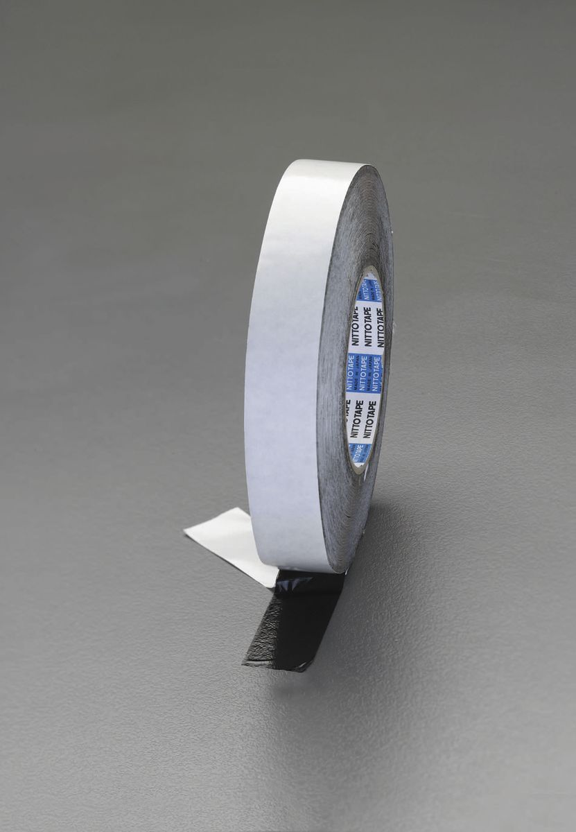 ●長さ:50m●厚さ:0.15mm●テープ色:黒●内芯径:76mm（3"）●材質:基材:ポリエステル、粘着材:ブチルゴム系+アクリル系フィルム●幅:20mm初期粘着性に優れます。家電・OA機器などの加硫ゴムのクッション材・パッキン材の接着や...
