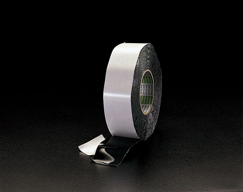 ●内芯径:76mm(3")●サイズ:50mm×15m●厚さ:1.0mm●テープ色:黒●材質:基材:布、粘着剤:ゴム系雨どい、ダクト等の継ぎ目シールに。サッシ枠や換気扇の取り付けに。000012022396 HD　