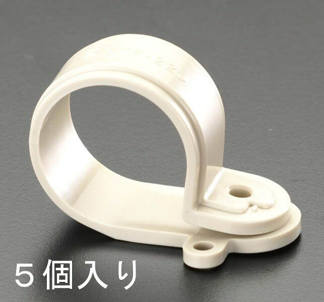 ●適合管:PF16●カラー:ベージュ●ねじ穴径:4mm適合管外径23.5mmPF管を露出配管する際の固定用入数は5個入りです。000012082696 HD　