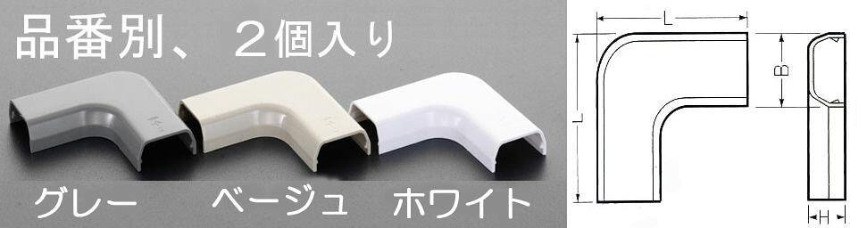 ●カラー:ホワイト●規格:2号●サイズ(mm):B:23.2、L:53、H:11.7モールの蓋の上からかぶせるだけで取付できます。入数は2個入りです。000012202304 HD　