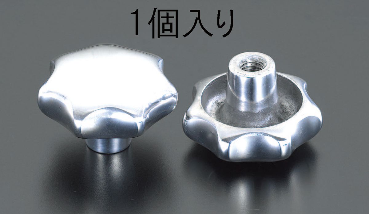 ●材質:アルミ合金●処理:バフ研磨●ねじサイズ:M10×18mm●サイズ(mm):A:50、B:32、C:18RoHS対応品入数は1個入りです。000012070285 HD　