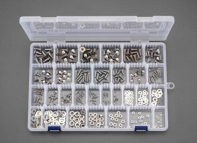 ●(セット内容):サイズ（入数）:M2×4（10）M2×6（10）M2×8（10）M2×10（10）M3×6（10）M3×8（10）M3×10（10）M3×12（10）M4×6（10）M4×10（10）M4×12（10）M4×16（10）M...