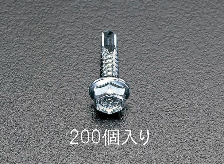 ●材質:鉄(三価クロメート)●サイズ:6×60mm●入数:200個先端がドリルになっている為、下穴が必要ありません。000012060325楽天 HD店　