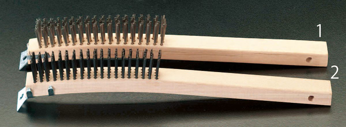 サイズ：28.5X350mm行数：4行毛丈：28.5mmブラシ材質：カーボンスチール線径：0.33mmスクレーパー付000012001147 HD　