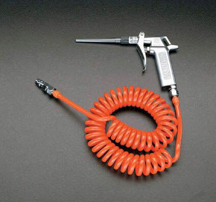 穴径：2mm常用圧力：0.69MPaエアー量：160L/minノズル長：100mmホース全長：5m使用範囲：3.5m本体材質：アルミダイカスト付属品：プラグ000012001642 HD　