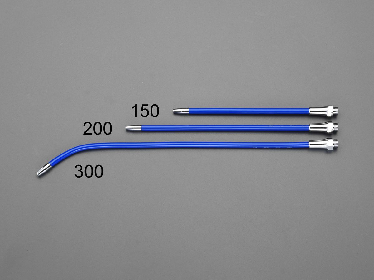 ●ノズル長:150mm●エアー噴出量:150L/min●パイプ径:6mm●穴径:2.3mm●取付ねじ:G(PF)1/8"●材質:銅、11ナイロン大きく曲がります。000012050171 HD　