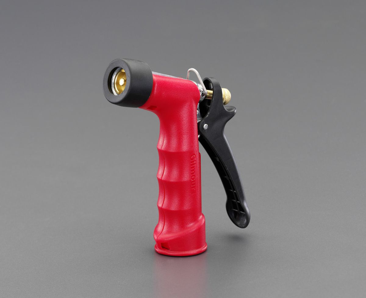 ●接続ねじサイズ…3/4”NH●全長…145mm●材質…亜鉛ダイカストボディ、グリップカバー部：PVC（プラスチック）●付属品…ホールドオープンクリップ、ガード用ラバーヘッド、噴射調整ナット水・温水どちらも使用可能000012007243 HD　