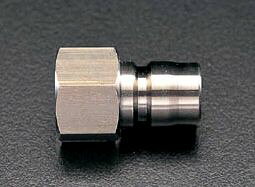 ●型:中圧型●材質:SUS304●取付ねじ:Rc（PT）3/4"●常用圧力:4.4MPaバルブレス構造中圧型のプラグ、ソケットは同ねじサイズのみしか適合しません000012006598 HD　