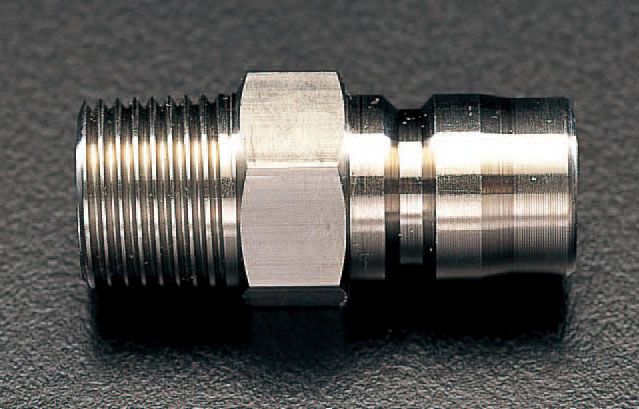 型：中圧型材質：SUS304取付ねじ：R(PT)1"常用圧力：4.4MPaバルブレス構造中圧型のプラグ、ソケットは同ねじサイズのみしか適合しません000012095428 HD　
