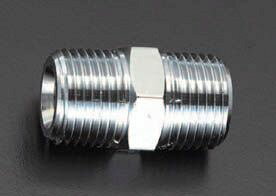●材質:真鍮(クロムメッキ)●使用圧力:1MPa●使用温度:-15-60°C(凍結なきこと)●ねじ径:R（PT）3/4"×R（PT）1/2"●入数:1個000012077173 HD　