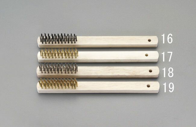 行数：3行全長：270mm柄材質：木ブラシサイズ：22X80mmブラシ材質：焼入鋼線径：0.3mm000012205367 HD　