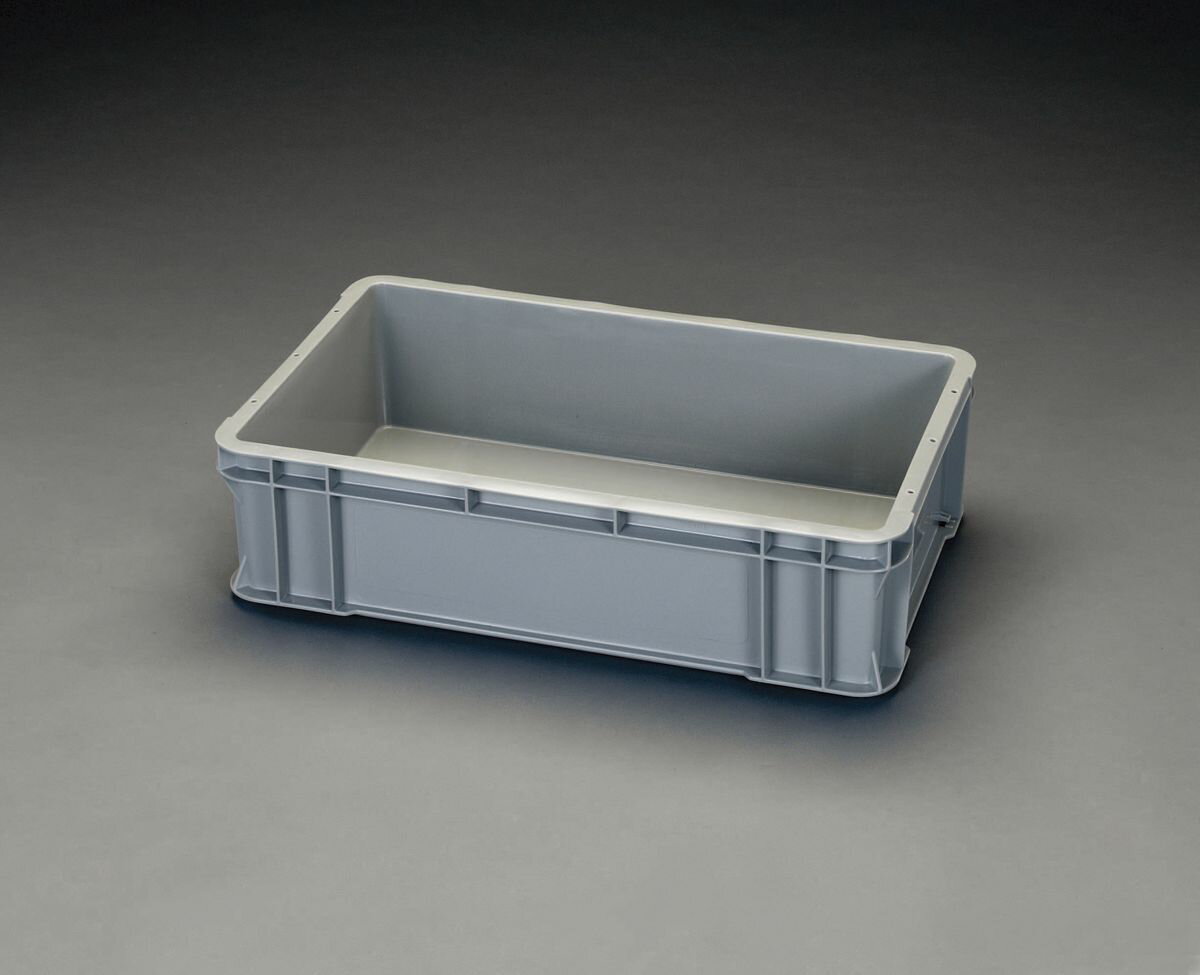 ●材質:ポリプロピレン●容量:21.5L●サイズ(mm):606×369×125(H)積み重ね可能フタ（EA506AF-15F）はロック機構付の為、コンテナからはがれ落ちる心配がありません。000012085193 HD　