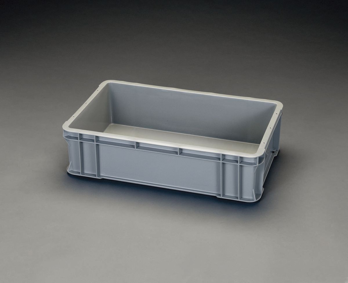 ●材質:ポリプロピレン●容量:27.3L●サイズ(mm):610×370×156(H)積み重ね可能フタ（EA506AF-15F）はロック機構付の為、コンテナからはがれ落ちる心配がありません。000012208512 HD　