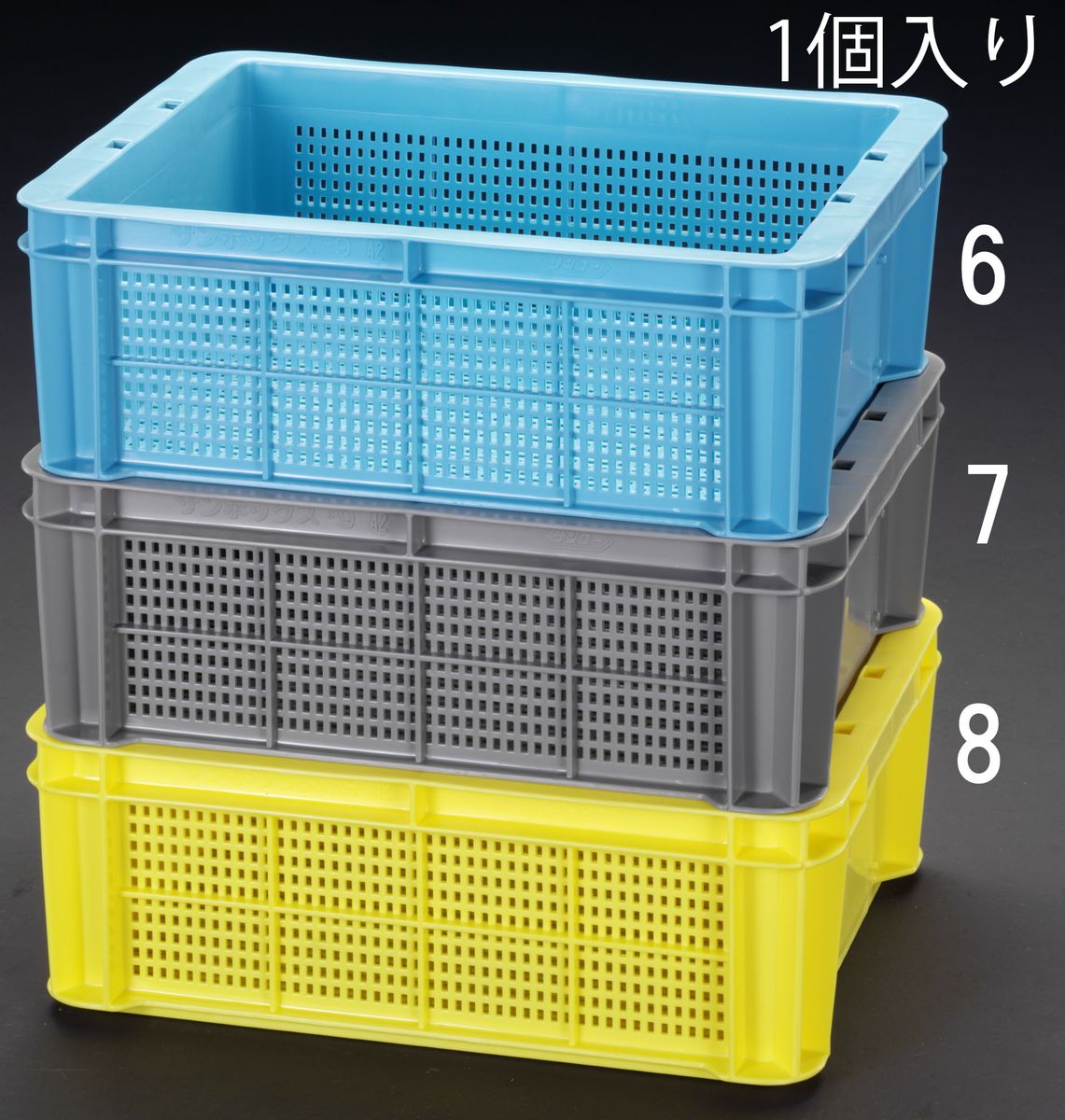 ●サイズ:361×272×126(H)mm●材質:ポリプロピレン●カラー:ブルー●容量:8.7L●重量:730g積み重ね可能000012085222 HD　