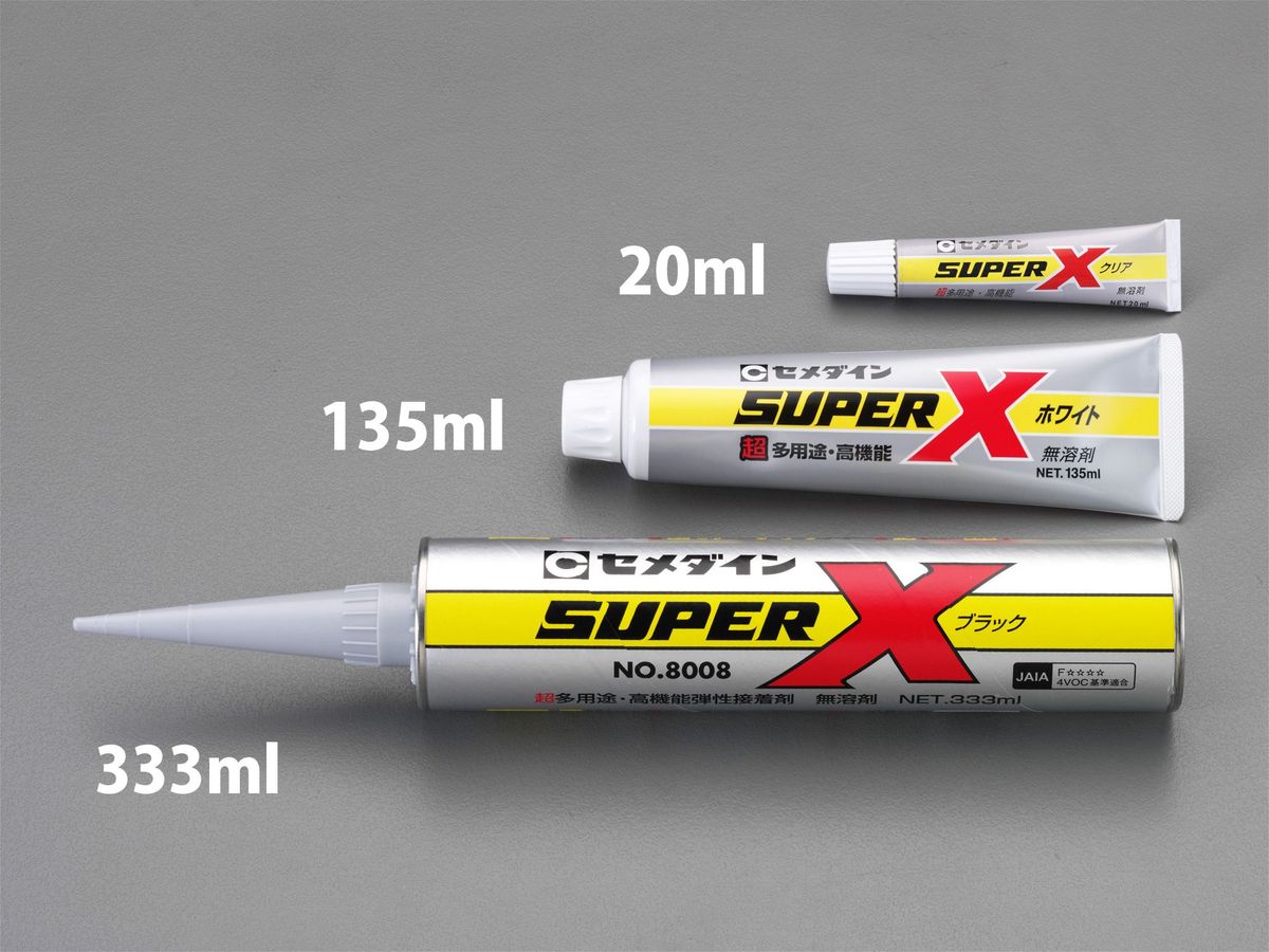 ●内容量:20ml(チューブ入)●総重量:55g●成分:アクリル変成シリコーン樹脂●カラー:淡黄色半透明●使用温度範囲:-60-120℃抜群の耐久性・耐熱性・耐水性・耐衝撃性。透明なプラスチックの接着にも目立たないクリア色。 高耐久で屋外で...