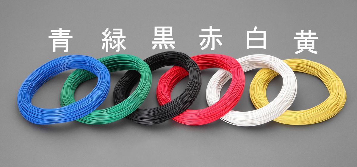 ●材質:素線:銅被覆:ビニール●定格温度:60℃●定格容量:300V●サイズ:0.3mm2●素線数:12本●素線径:0.18mm●導体外径:0.7mm●絶縁体厚さ:0.4mm●導体抵抗:61.1Ω/km以下●外径:約1.5mm●色:緑●長さ...
