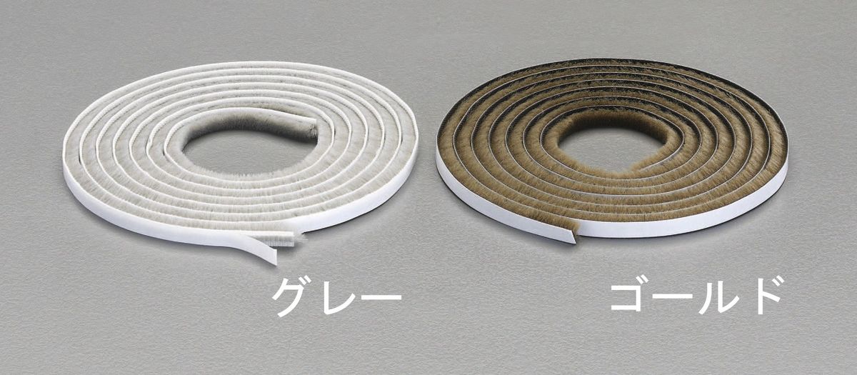 ●長さ:2m●材質:モヘア、ベース:ポリプロピレン●幅:6mm●厚さ:6mm●カラー:グレー粘着式ドア・引戸・サッシ・窓等のすき間に、防塵・防音・防虫等にソフトで復元力があり、どんな隙間にもフィットします。入数は1巻入りです。0000122...