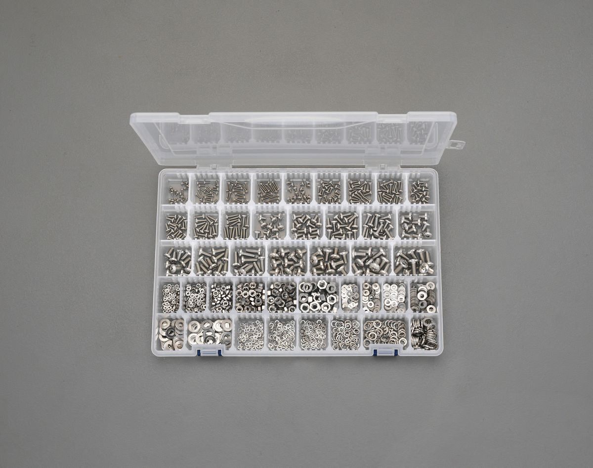 ●(セット内容):サイズ（入数）:M2×4（20）M2×6（20）M2×8（20）M2×10（20）M2.6×4（20）M2.6×6（20）M2.6×8（20）M2.6×10（20）M3×6（15）M3×8（15）M3×10（15）M3×1...