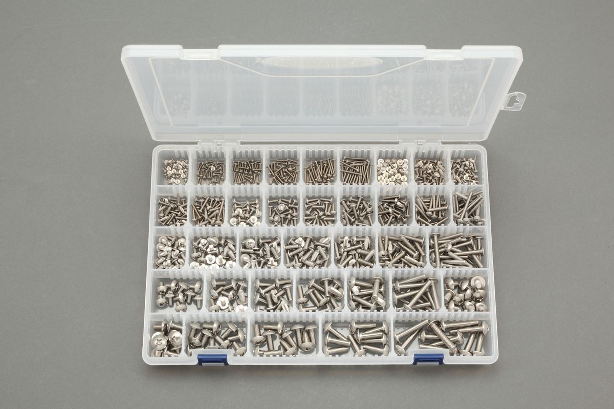 ●(セット内容):サイズ（入数）:M2×4（30）M2×6（30）M2×8（30）M2×10（30）M2×15（30）M2×20（30）M2.6×4（30）M2.6×6（30）M2.6×8（30）M2.6×10（30）M2.6×15（30）...