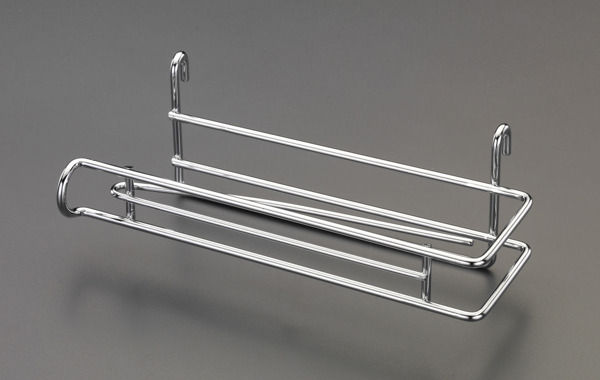 材質：スチール(クロムメッキ)サイズ：240X95X85(H)mm重量：305g※メタルラックミニシリーズにも幅方向であれば取付け可能です。ポール径φ25mmメタルラック、棚板用000012266560 HD　