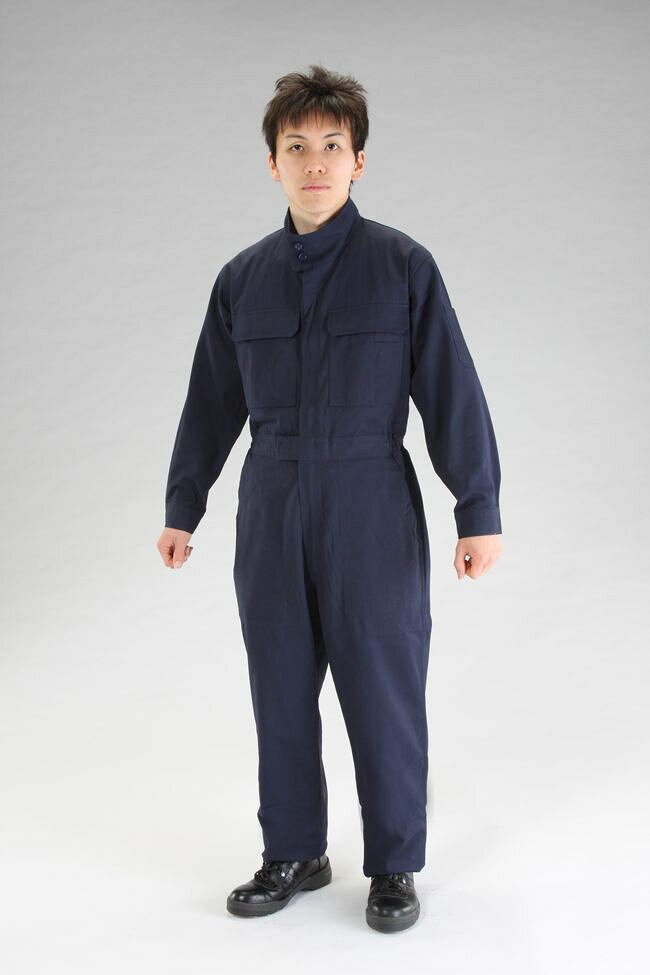 ●材質:綿55％、アクリル45％●サイズ:L●適応身長:167-172cm●胸囲:118cm●胴囲:94cmフロントファスナー脇部分ゴム仕様優れた防炎、帯電防止素材使用左胸に携帯用ポケットとミニポケット付000012219398楽天 HD店　